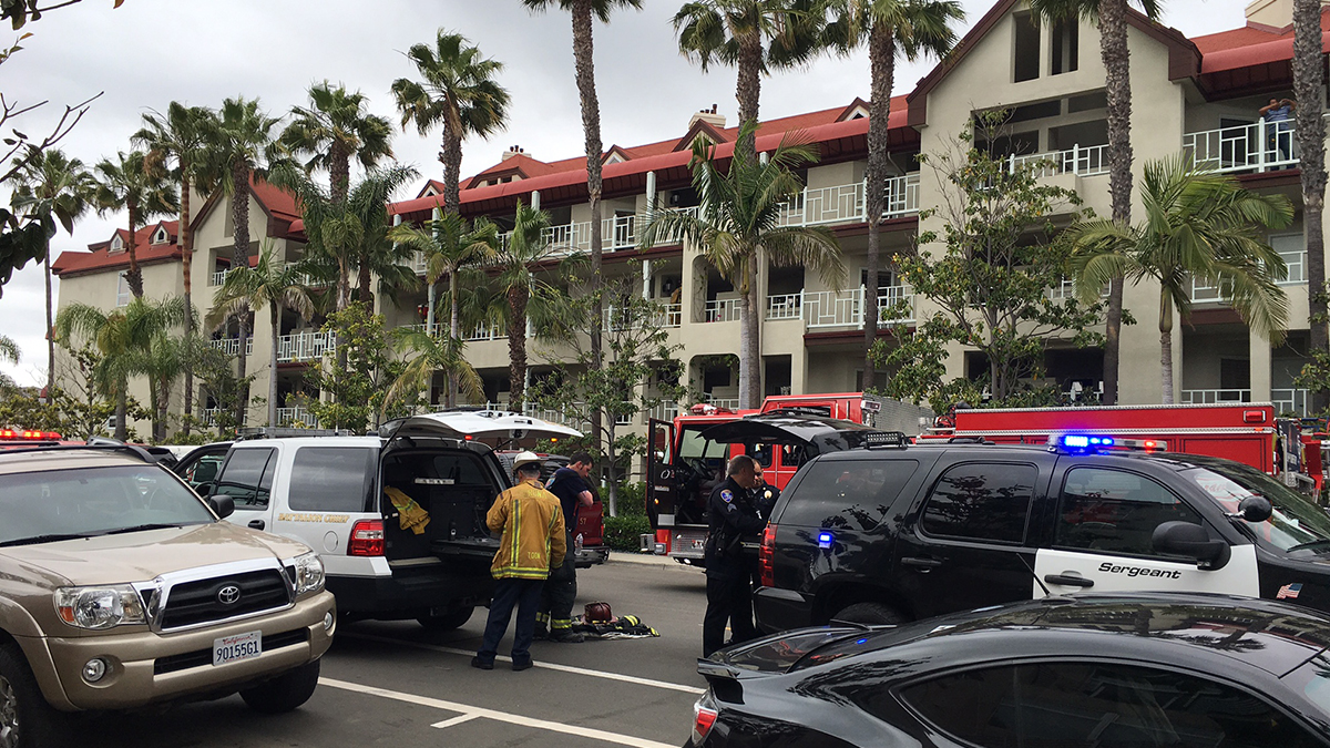 Condo Fire in Coronado, Near Centennial Park Caused by Construction ...