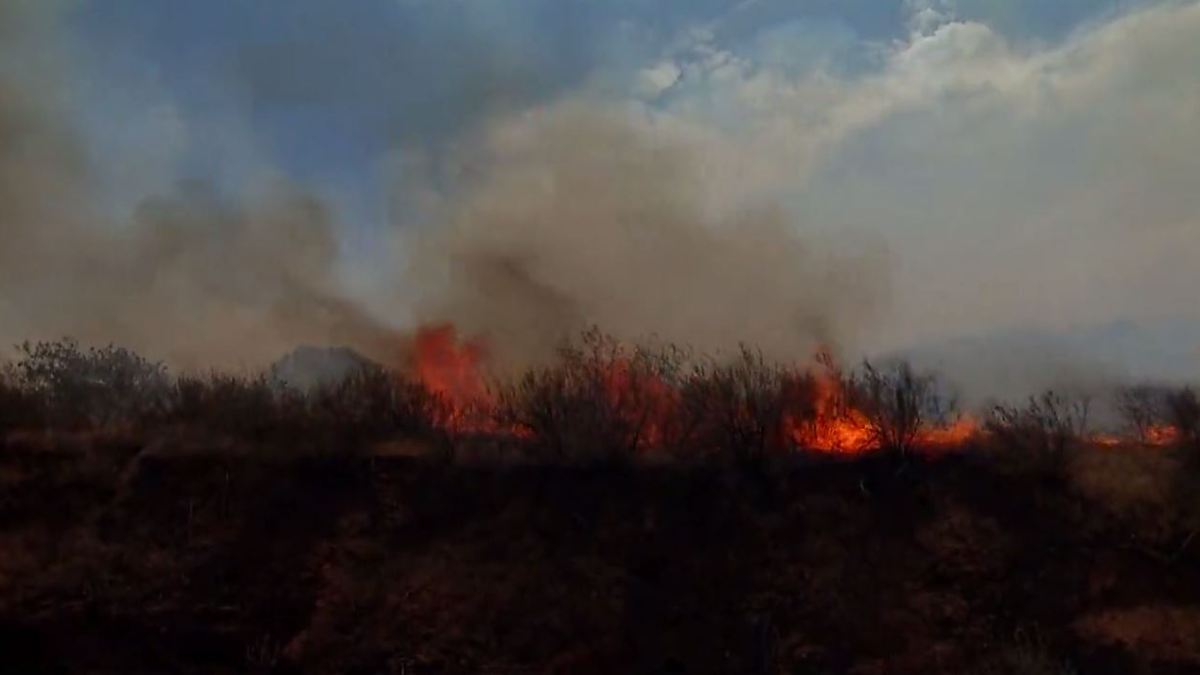 250-Acre Rangeland Fire Burning Near Ramona 100-Percent Contained – NBC ...