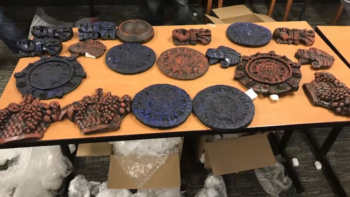Photos: Drug Shipment Ring Disguised Meth as Aztec Sculptures – NBC 7 ...