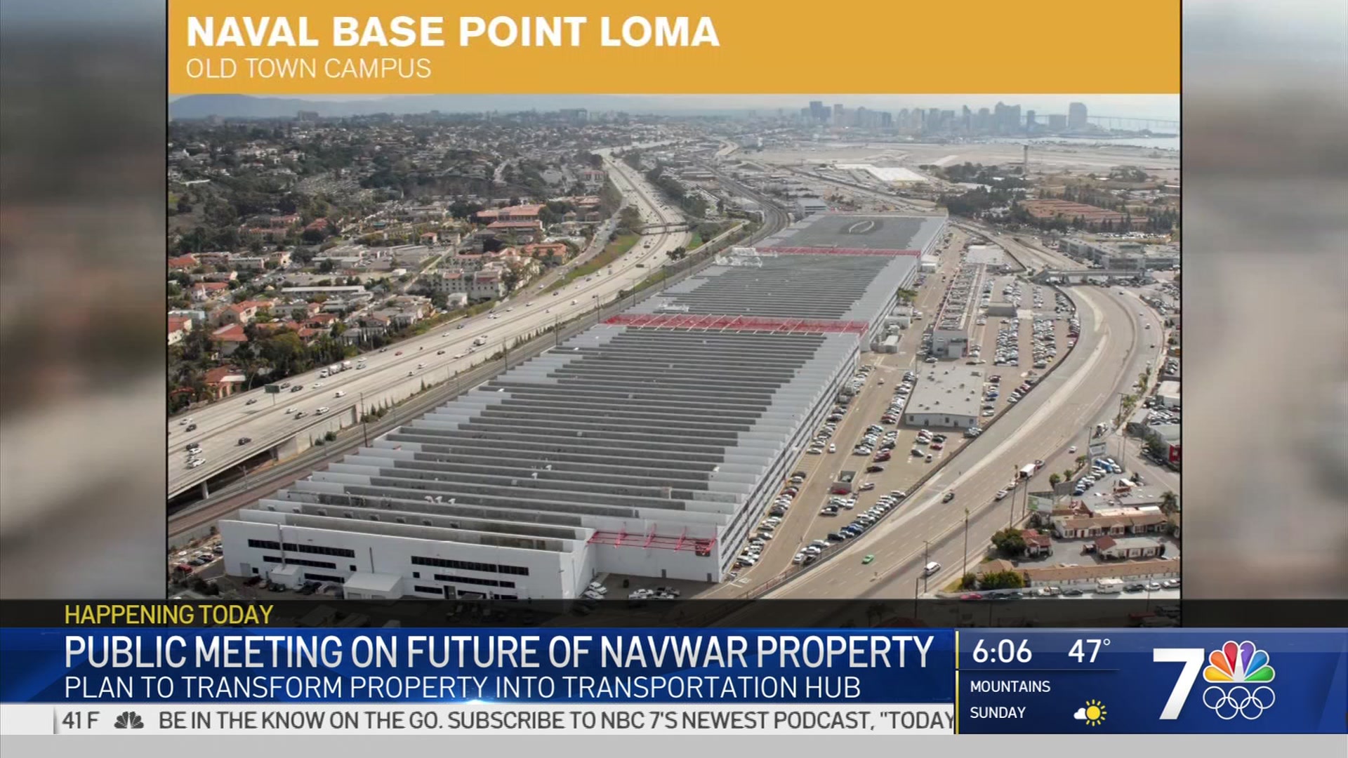 Public Meeting on Future of NavWar – NBC 7 San Diego