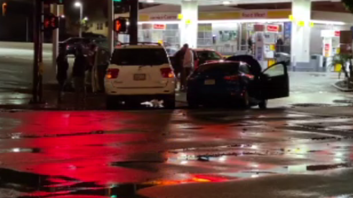 Water Spews From Fire Hydrant Following Downtown Car Crash – NBC 7 San ...