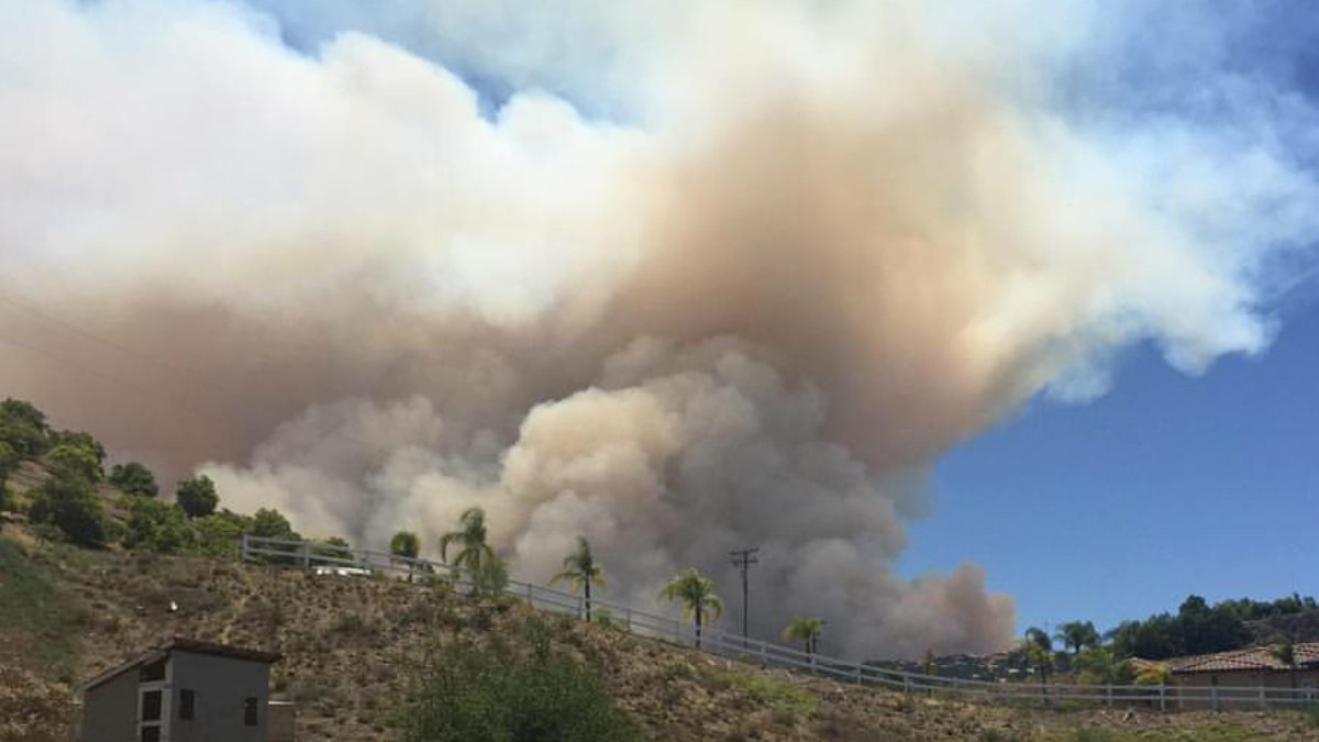 Pala Fire Now 100% Contained, Remains at 70 Acres – NBC 7 San Diego