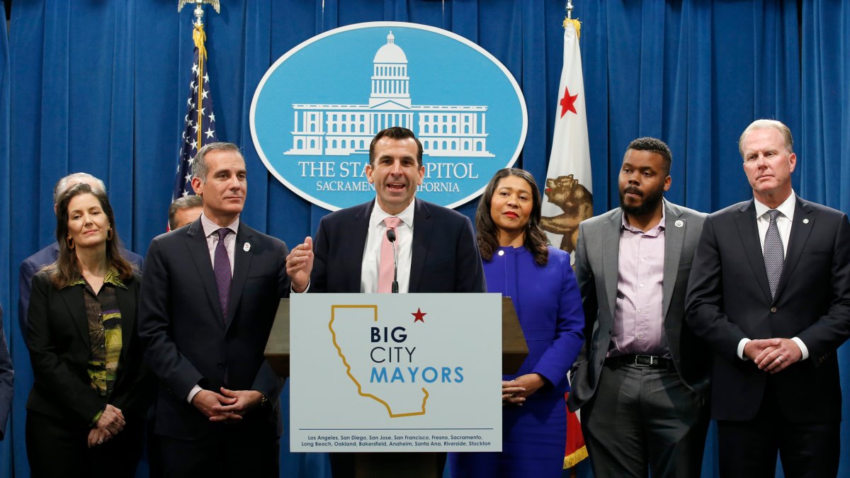 California Big City Mayors Chat Homelessness With Newsom – NBC 7 San Diego