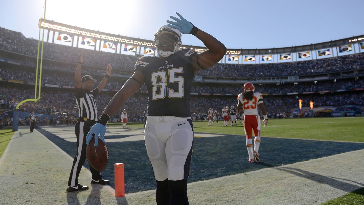 Former San Diego Charger Antonio Gates is Pro Football Hall of Fame ...