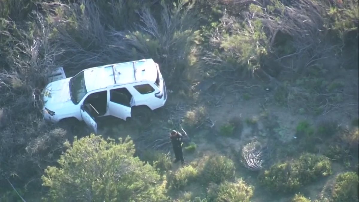 Chp Pursuit Suspect Trade Gunfire During Pursuit Ending In East County Nbc 7 San Diego