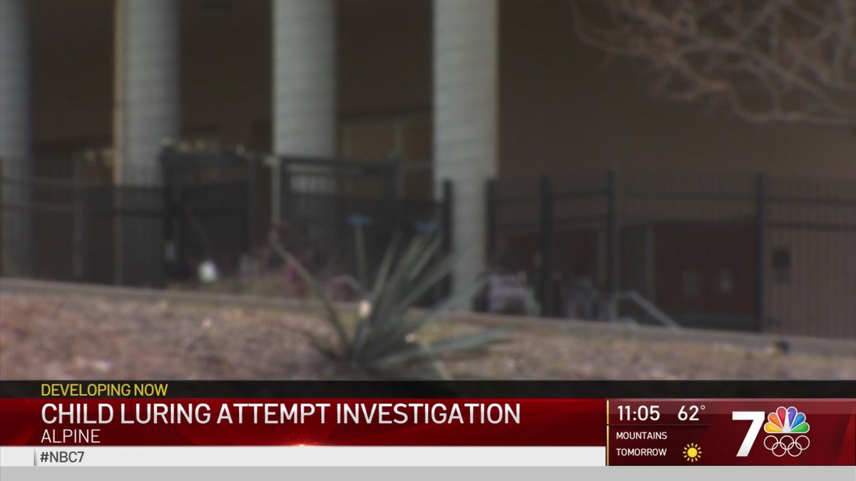 Child Luring Attempt Investigation – NBC 7 San Diego