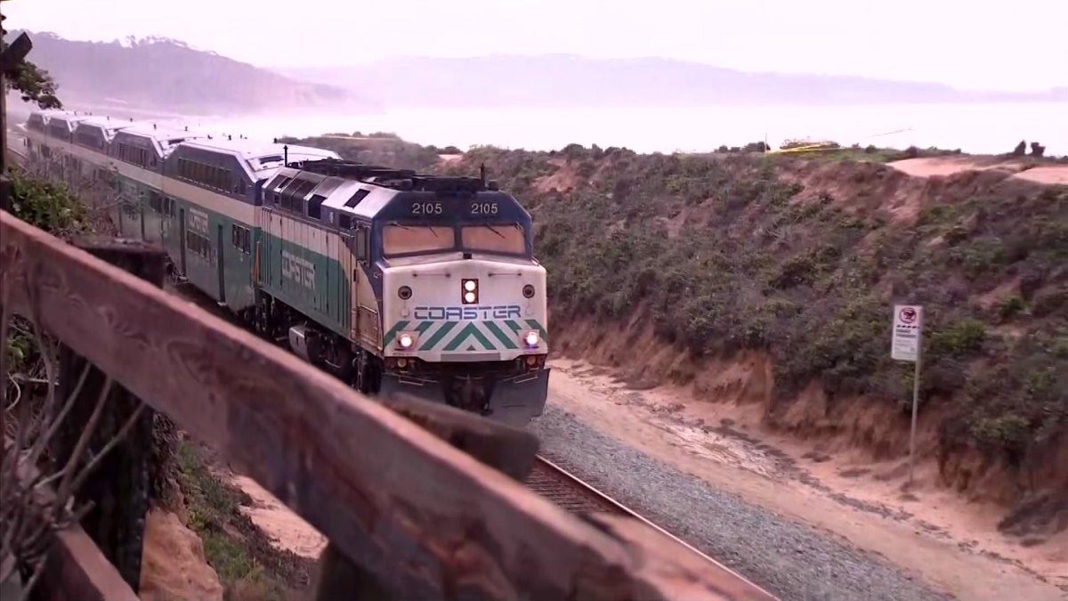 Work on Del Mar Bluffs, Mid-Coast Project Will Cause Weekend Rail Closure – NBC 7 San Diego