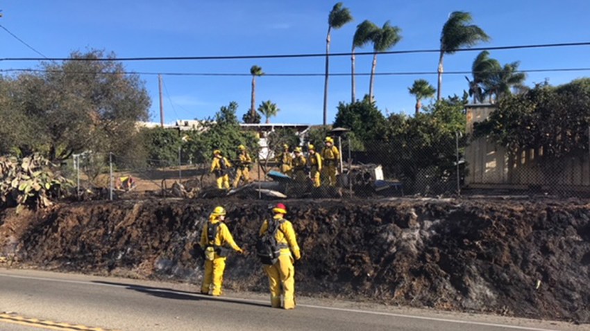 Fire Breaks Out in Fallbrook Amid Red Flag Warning – NBC 7 San Diego