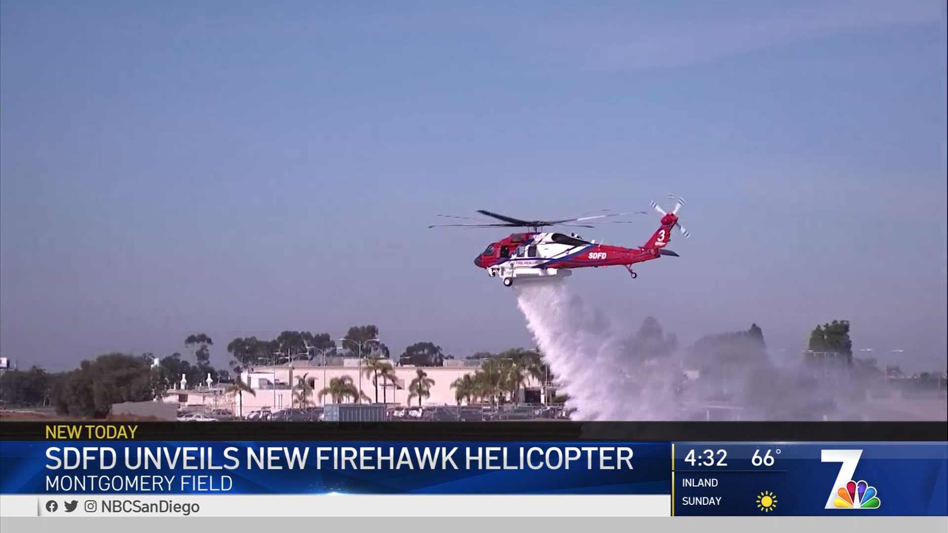 San Diego Fire-Rescue Unveils New Firehawk Helicopter – NBC 7 San Diego