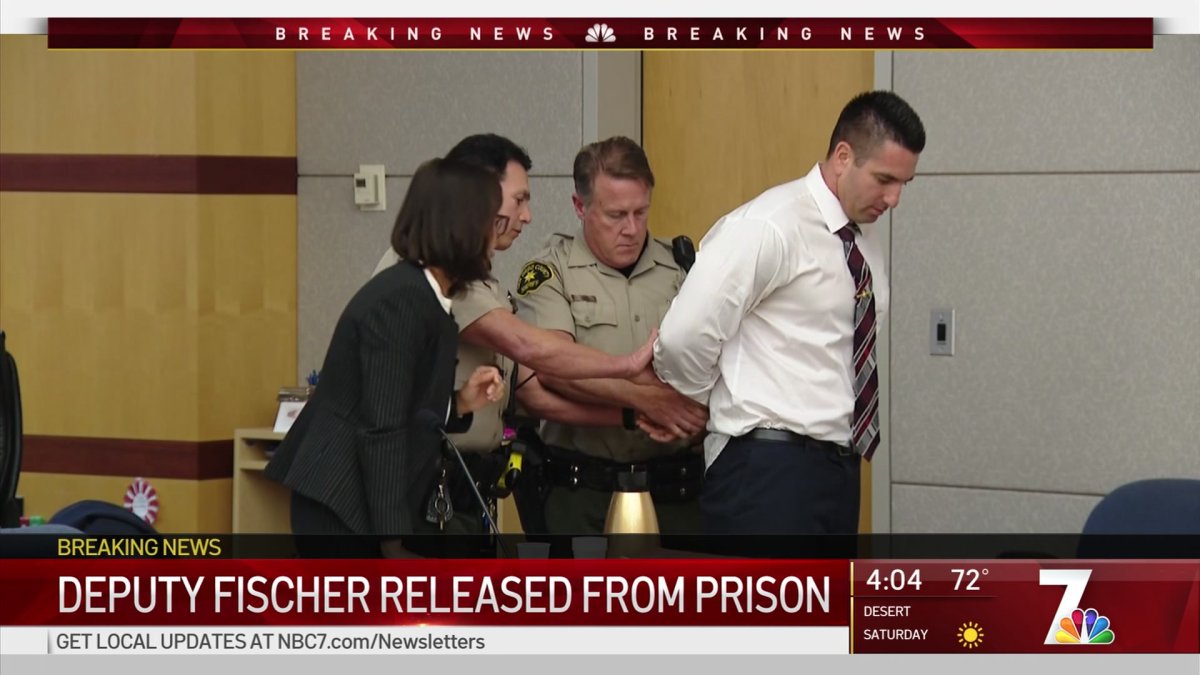 Former Deputy Fischer Released From Prison After Serving Few Months of ...