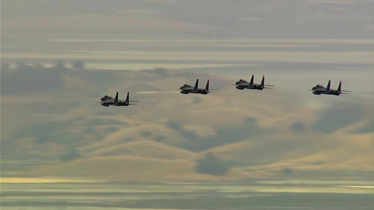 High-Flying Thank You: Fighter Jets Salute Front-Line Workers – NBC 7 ...