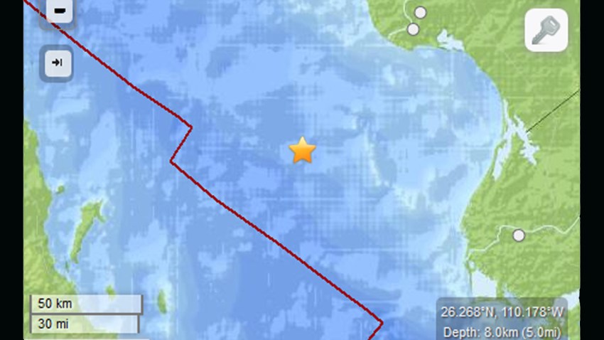 USGS: 6.4-Magnitude Quake Hits Gulf of California – NBC 7 San Diego