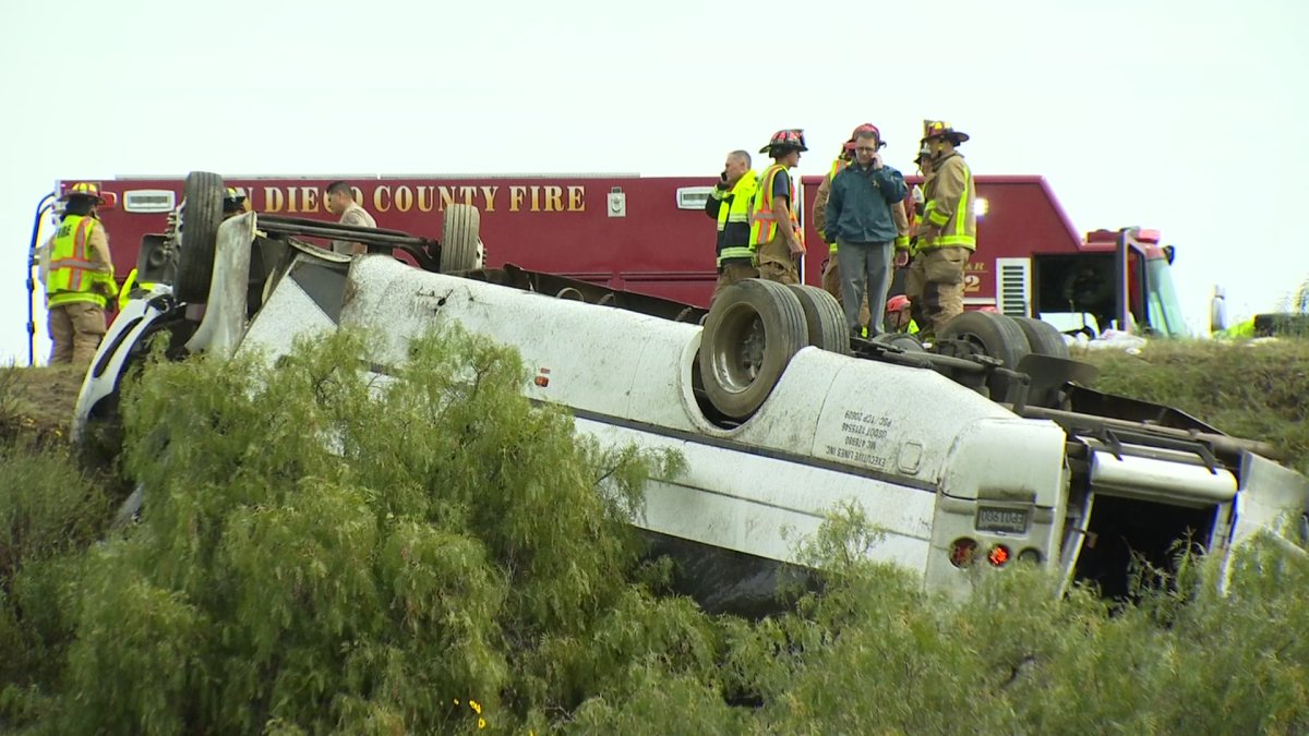3rd Victim In Deadly Rollover Bus Crash On I 15 Was Ejected Me Nbc 7
