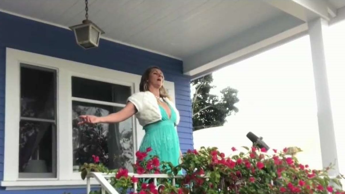 Local Opera Singer Stages Porch Concerts in North Park – NBC 7 San Diego