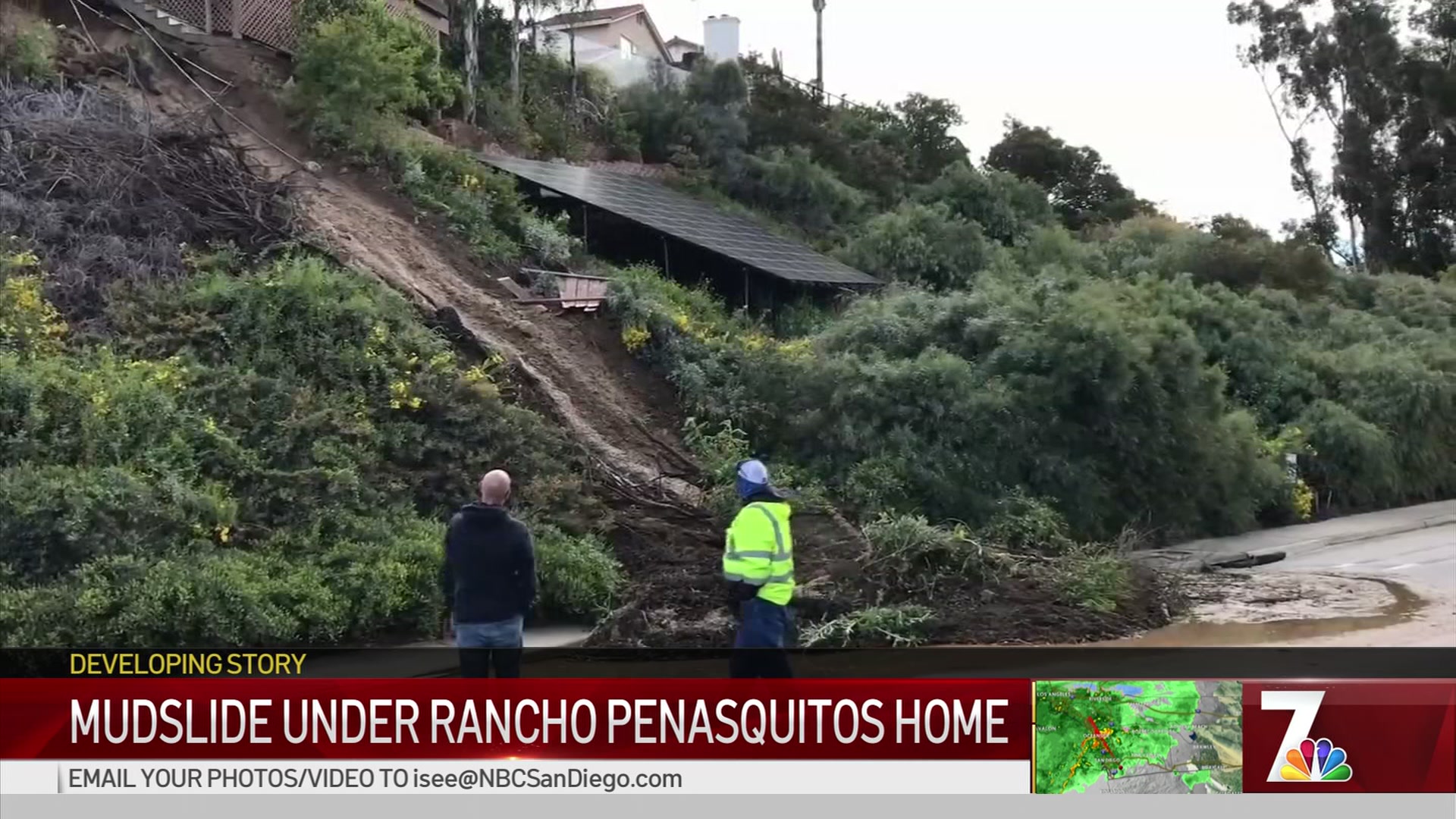 Mudslide in Rancho Peñasquitos Threatens Hilltop Home – NBC 7 San Diego