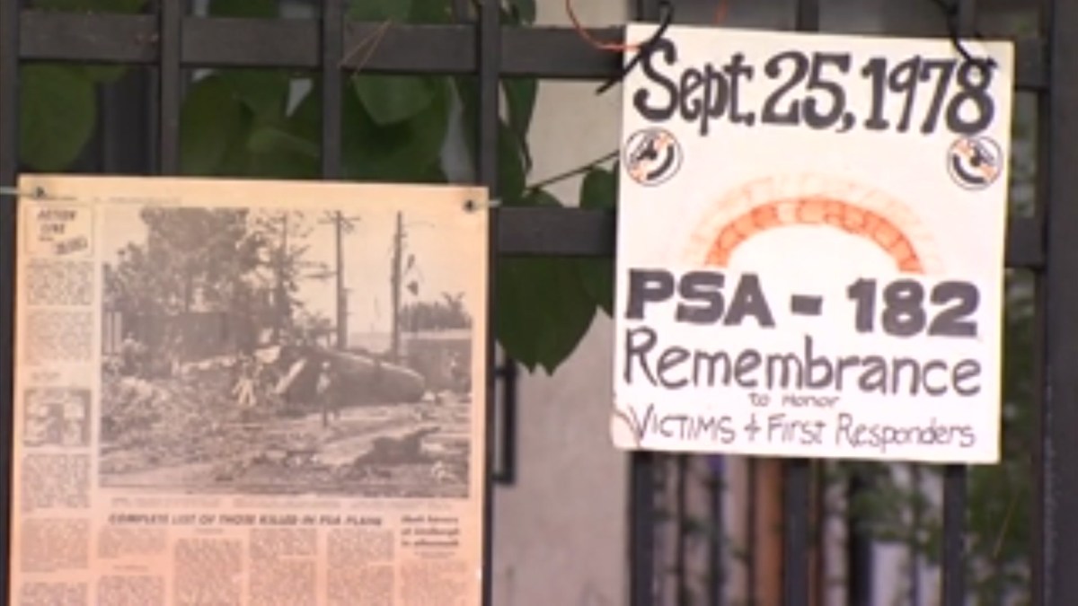 San Diego Remembers Victims of PSA Flight 182 Tragedy in North Park ...