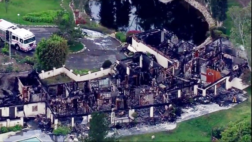 Fire Destroys Rancho Santa Fe Mansion – NBC 7 San Diego
