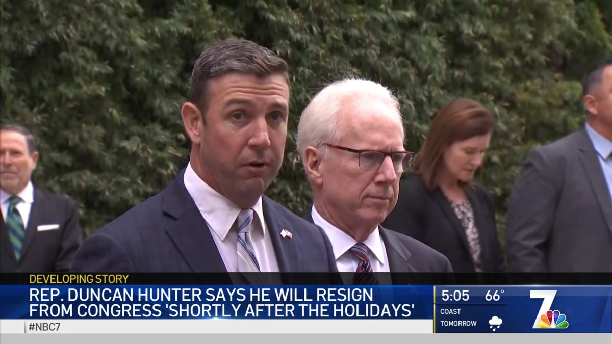 Rep. Hunter Could Receive One More Paycheck Before Resignation – NBC 7 ...