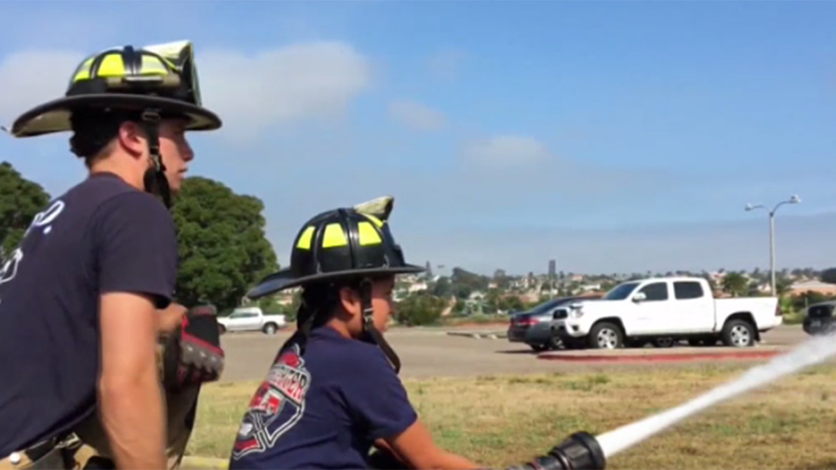 100 San Diego Kids Learn Firefighter Skills at First-Ever SDFD Junior ...