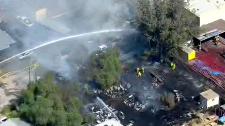 Crews Battle Fire in Santee – NBC 7 San Diego