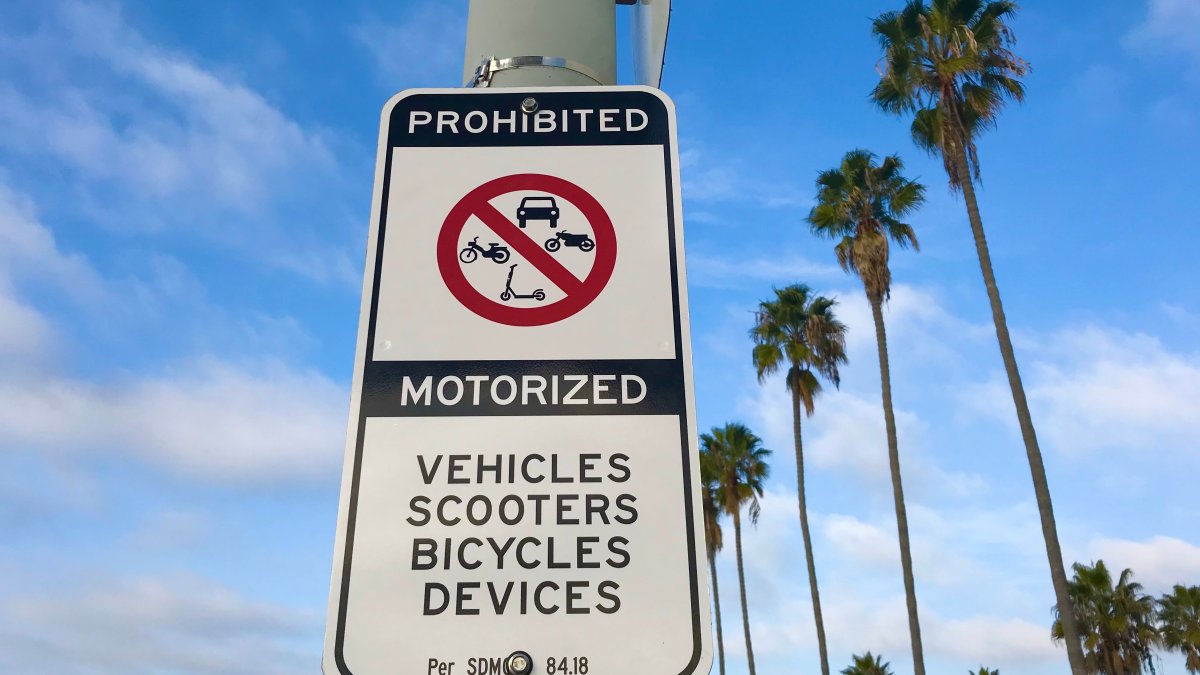 Scooter Ban Signs Go Up As Permitted Scooters Decrease – NBC 7 San Diego