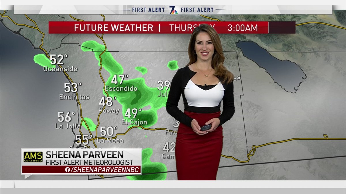 Sheena Parveen’s Morning Forecast for Jan. 9, 2019 – NBC 7 San Diego