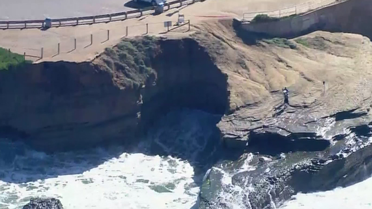 Erosion at Sunset Cliffs Undermines Protective Barrier – NBC 7 San Diego