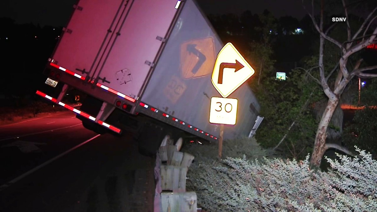 Big Rig Crash Closes Highway Ramp – NBC 7 San Diego