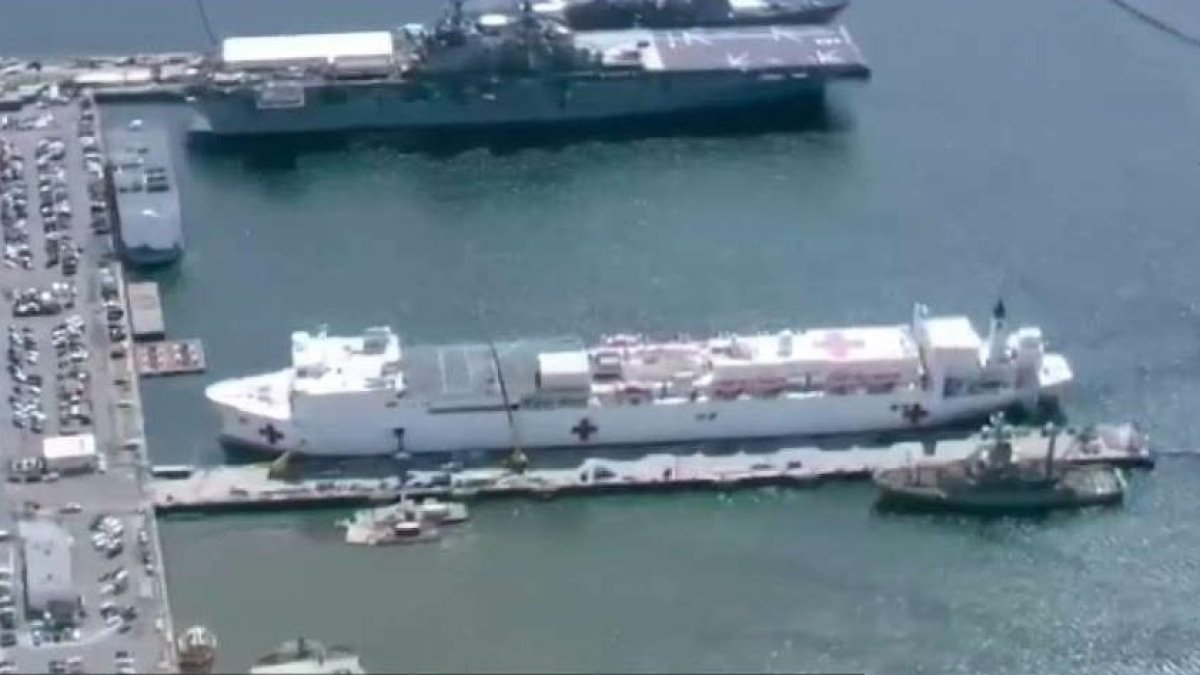 USNS Mercy Sails Home to San Diego – NBC 7 San Diego