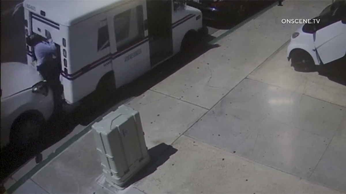 Caught on Camera: San Diego Postal Worker Pinned Between Car and Mail ...
