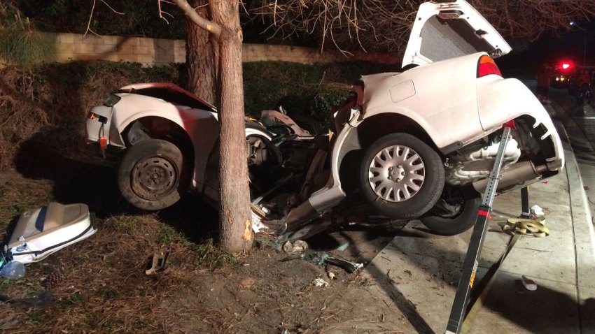 Teen Airlifted After Car Wraps Around Tree – NBC 7 San Diego