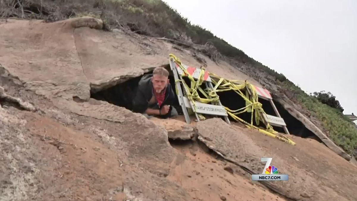 Homeless Make Home in Sunset Cliffs Cave – NBC 7 San Diego