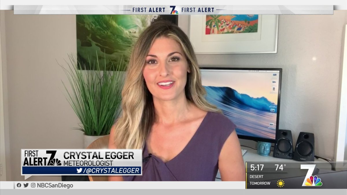 Crystal Egger’s Evening Forecast for July 7, 2021 – NBC 7 San Diego