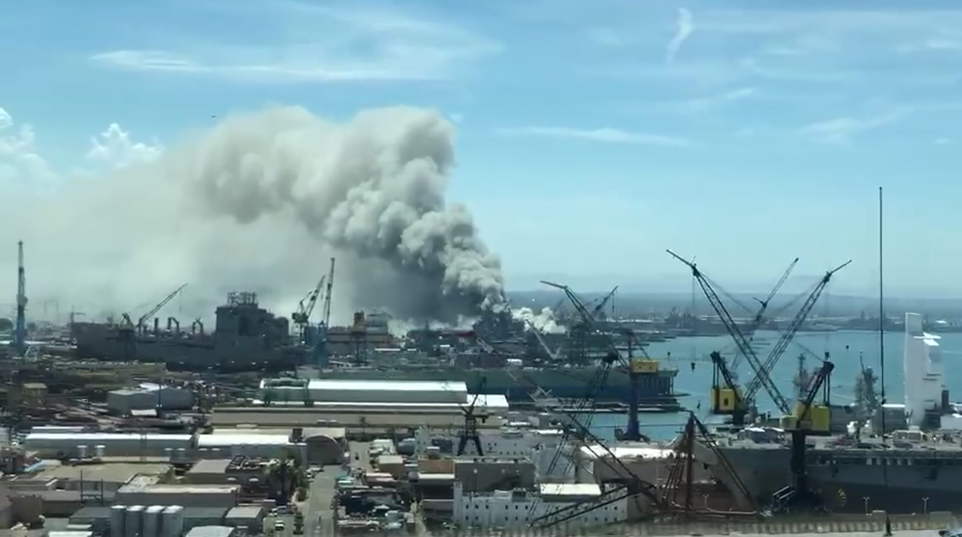 Photos: Thick Smoke Billows From Unforgiving Navy Ship Fire – NBC 7 San ...