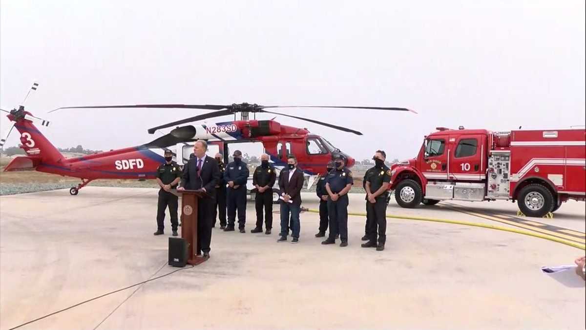 Amid Peak Fire Season, San Diego Leaders Urge Locals to Prep for Safety ...