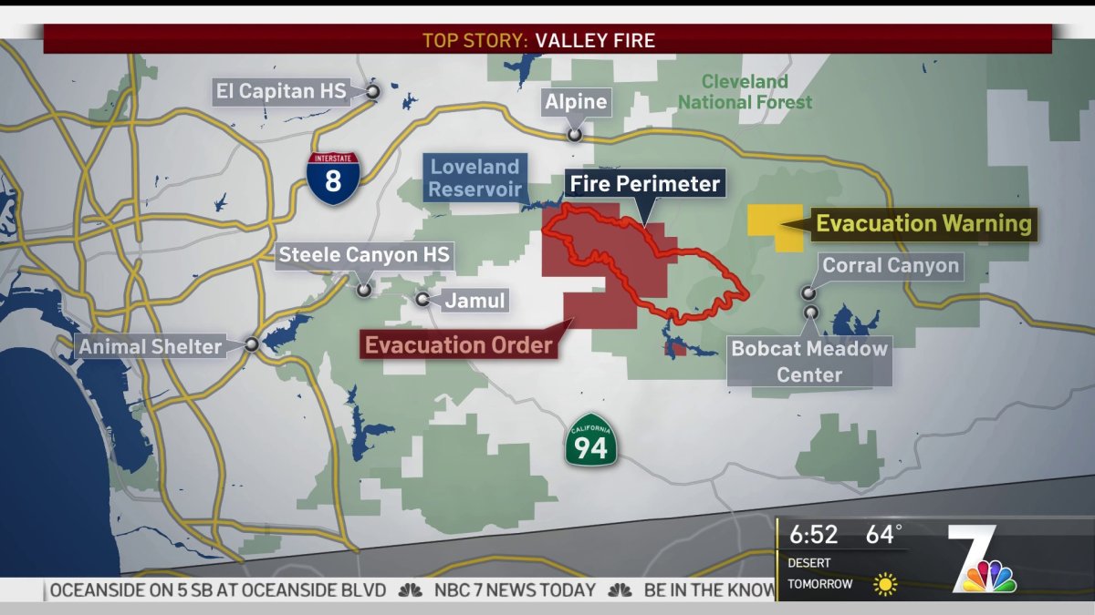 Firefighters Keep Valley Fire at 17,000 Acres, 30 Homes Destroyed – NBC ...