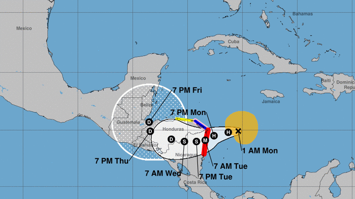 Cat 4 Hurricane Eta Threatens Flooding in Central America – NBC 7 San Diego