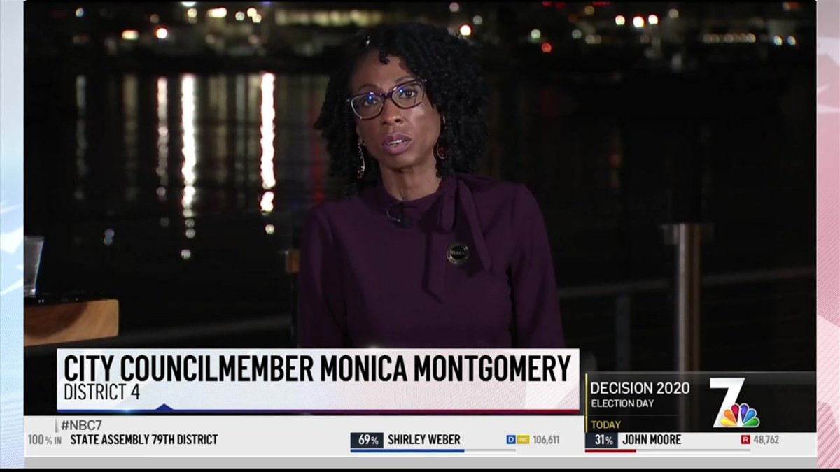 Councilmember Monica Montgomery Reacts to San Diego Mayoral Race – NBC ...