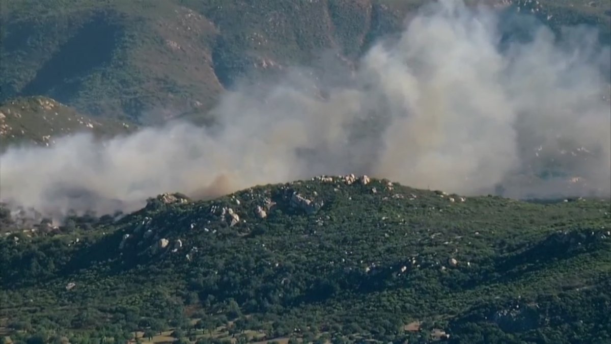 Fire Officials Fight Vegetation Fire Near Japatul Valley Road – NBC 7 ...