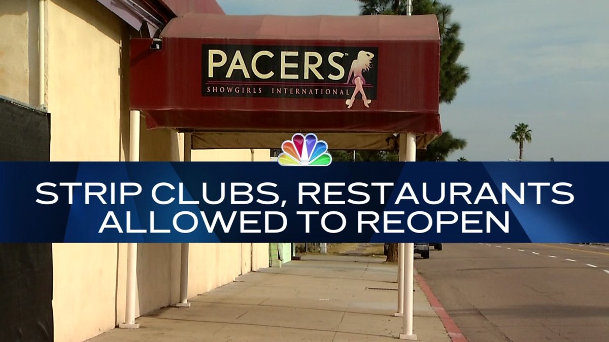 Nightly Check-In: Strip Clubs and Restaurants Allowed to Reopen – NBC 7 ...