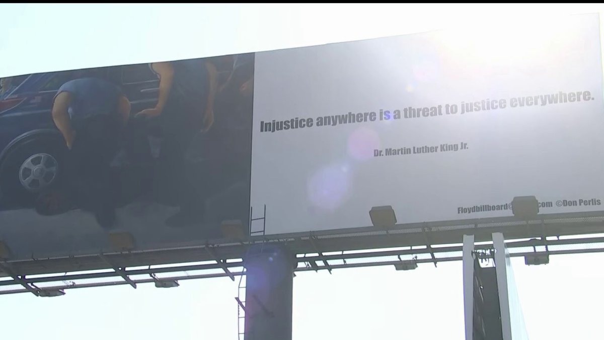 George Floyd Billboard Goes Up in West Hollywood – NBC 7 San Diego