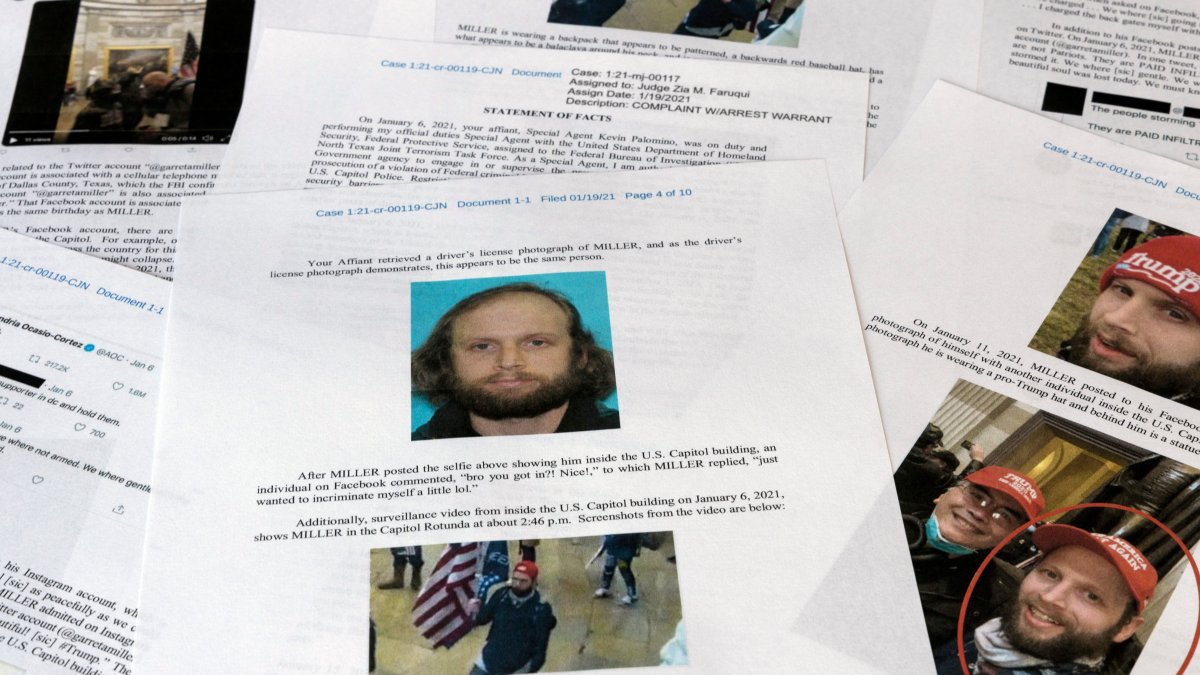 Capitol Riot Suspect Wore ‘I Was There’ Shirt When Arrested – NBC 7 San ...