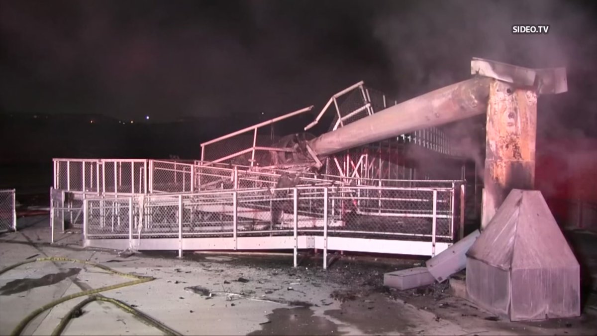 Light Pole Collapses, Crushes Bleachers at Otay Ranch High School – NBC ...