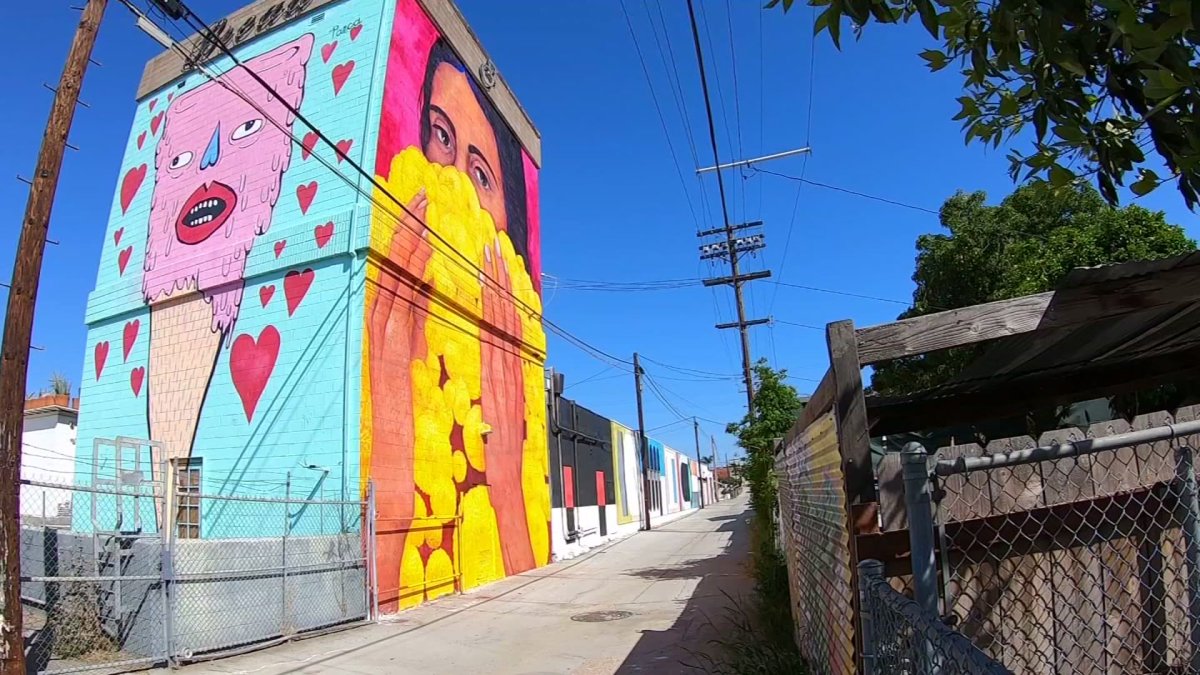 Towering Logan Heights Mural Promotes COVID-19 Awareness – NBC 7 San Diego