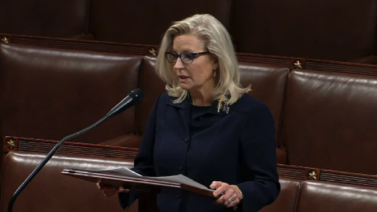 Liz Cheney Says Trump and GOP Backers Threaten Democracy – NBC 7 San Diego