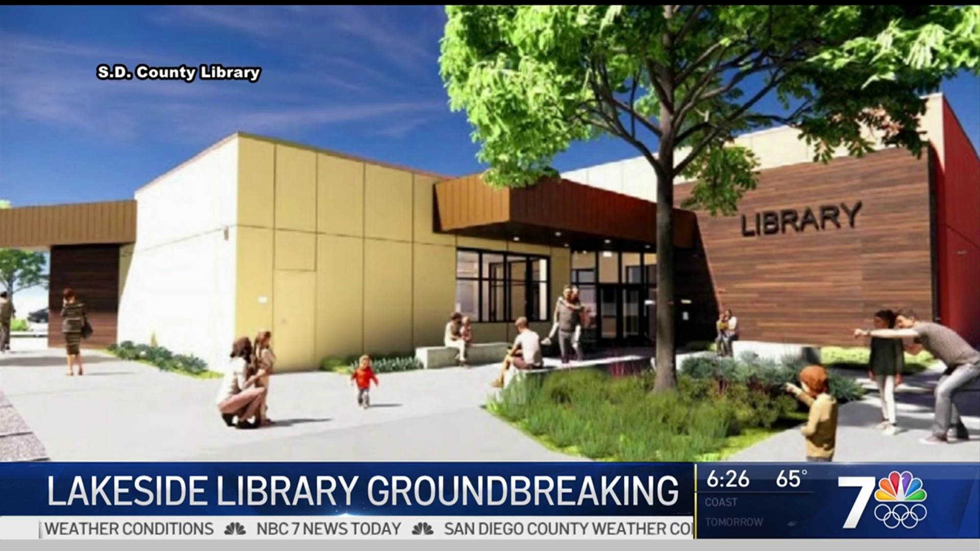 Groundbreaking for Lakeside Library – NBC 7 San Diego