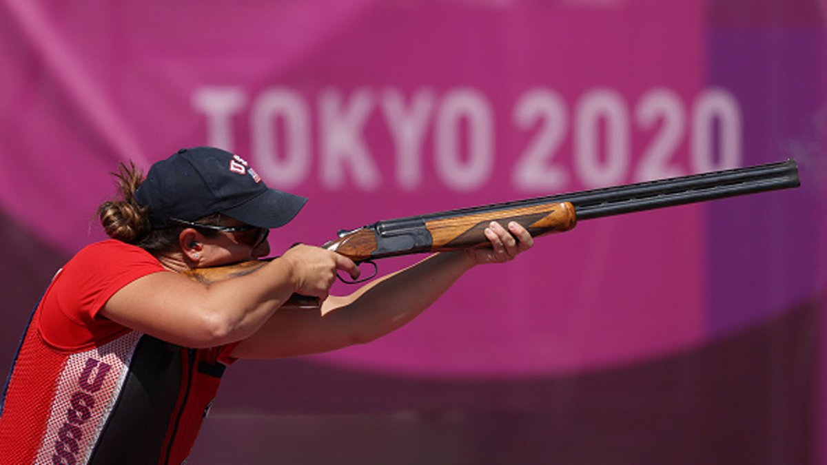 Amber English Takes Gold in Women’s Skeet Shooting, Sets Olympic Record ...