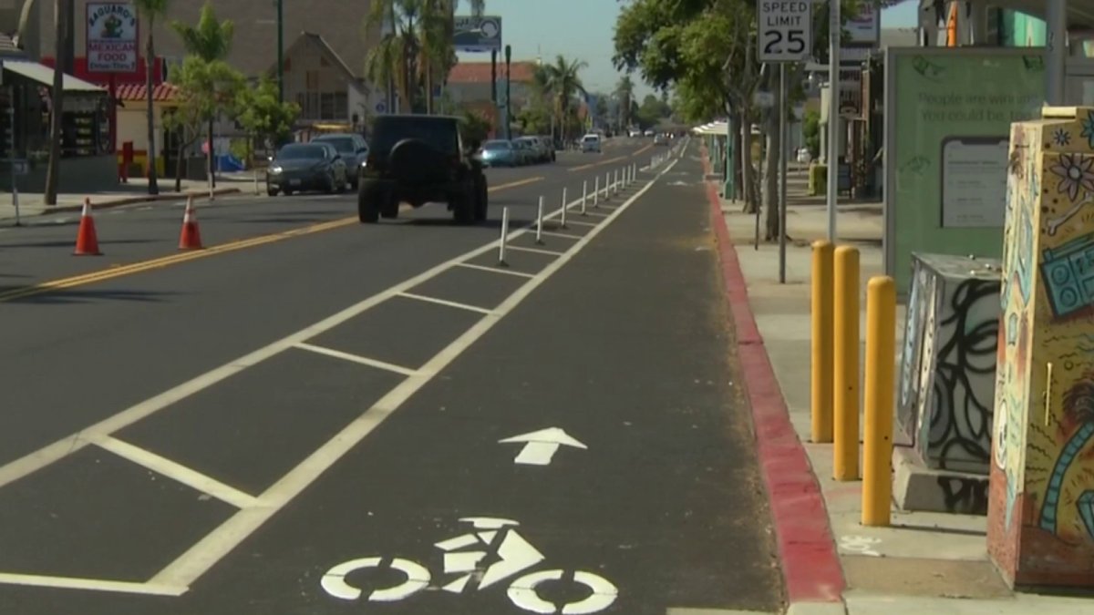 Mixed Reactions Over Completions of Bike Lanes on 30th Street – NBC 7 ... Mixed Reactions Over Completions of Bike Lanes on 30th Street – NBC 7 ...