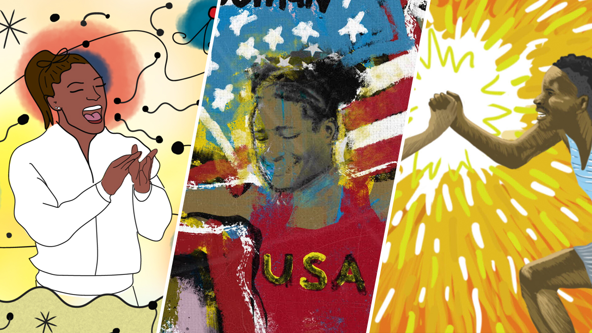 2021 Olympic Athletes as Art: Simone Biles, Naomi Osaka and More – NBC ...