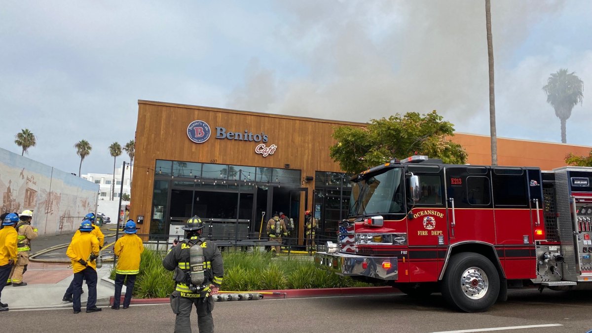 Blaze Significantly Damages 2 Oceanside Restaurants: Firefighters – NBC 7 San Diego